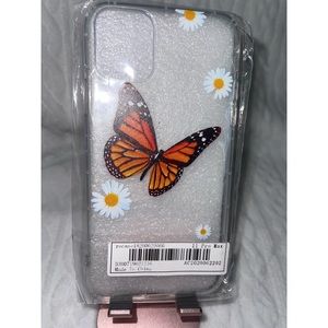 SHEIN | Accessories | Butterfly Daisy Clear Iphone 1 Pro Max Case ...